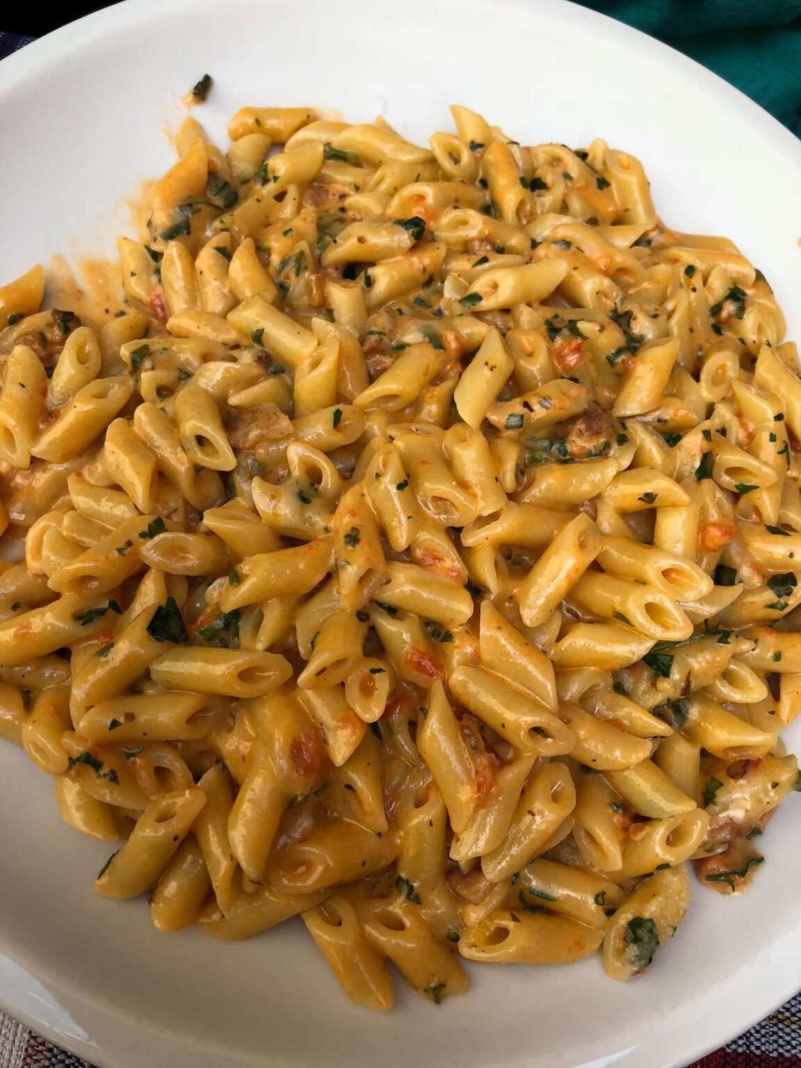 Penne ai 7 peccati: il primo buono da morire. Il sugo cremoso si fa col ...