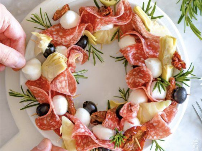 Ghirlanda natalizia: l'antipasto delle feste tutto da mangiare. Si ...