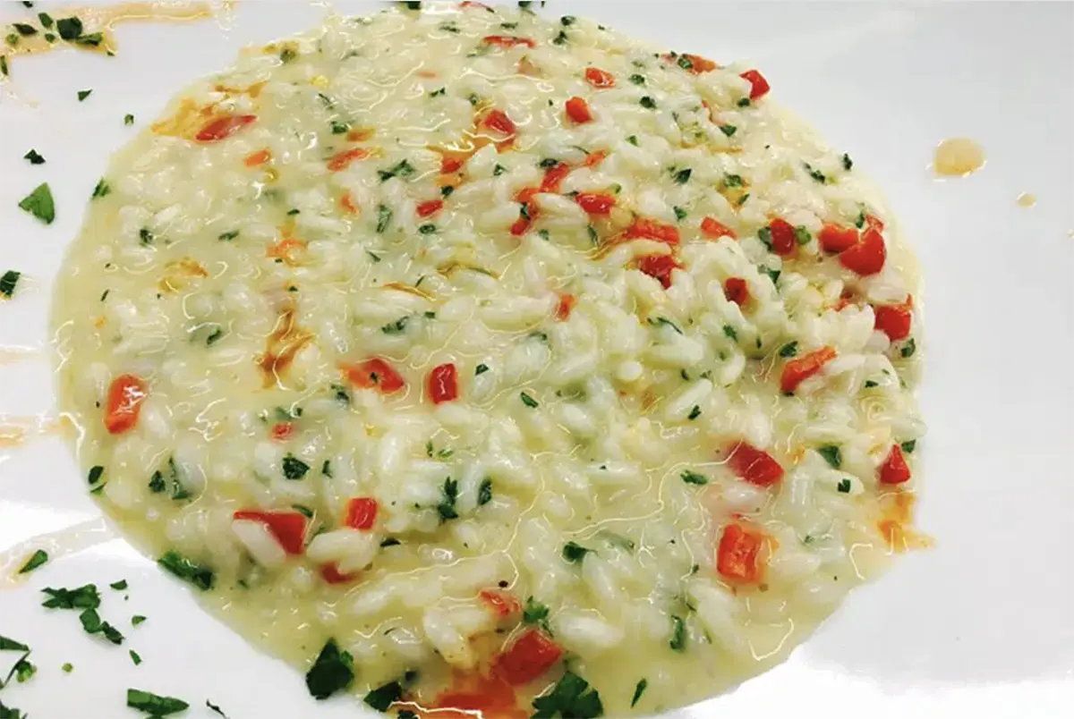 Risotto Aglio Olio e Peperoncino: Ricetta Stellata Costardi Bros