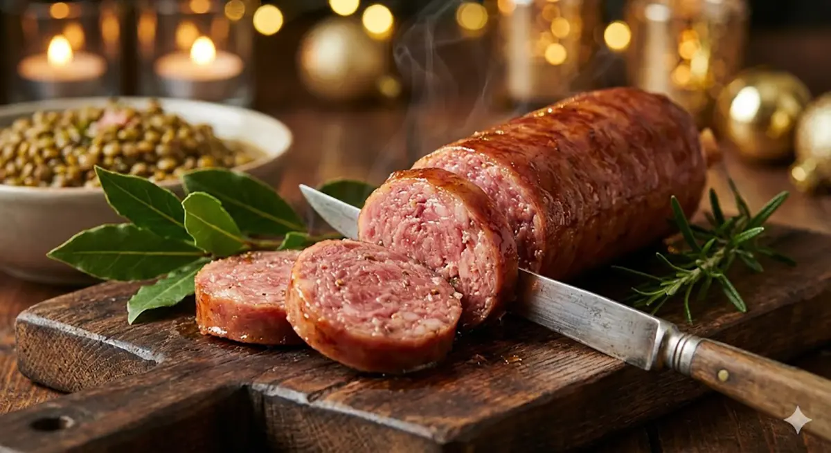 Cotechino perfetto con la Fasciatura d'Alluminio